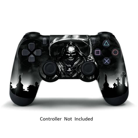 Ps4 Controller Skins Stickers Ps4 Remote Skin Playstation 4 Dualshock 4 Vinyl Decal Reaper Black