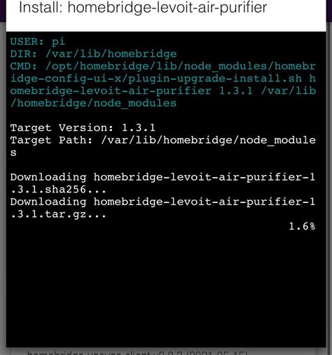 unable to install plugins r homebridge