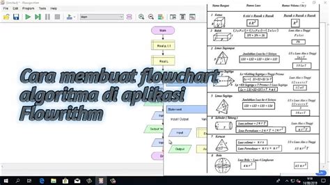 Tugas Membuat Flowchart Algoritma Rumus Matematika Tutorial Penggunaan