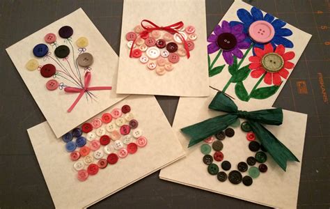 Button Cards A Single Girl S Guide To