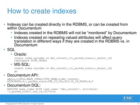 Ppt Troubleshooting Database Performance Issues With Documentum