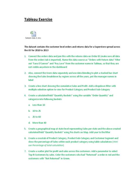 Tableau Exercise 2 Pdf Computing Information Science