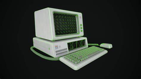 Retro Computer 80s 3d Model By Siup
