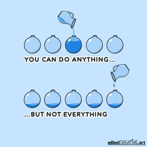you can do anything but not everything