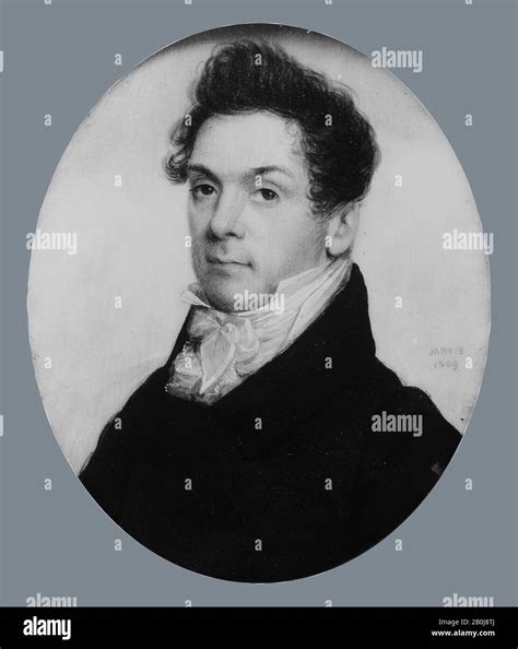 John Wesley Jarvis Portrait Of A Gentleman American John Wesley Jarvis American Born