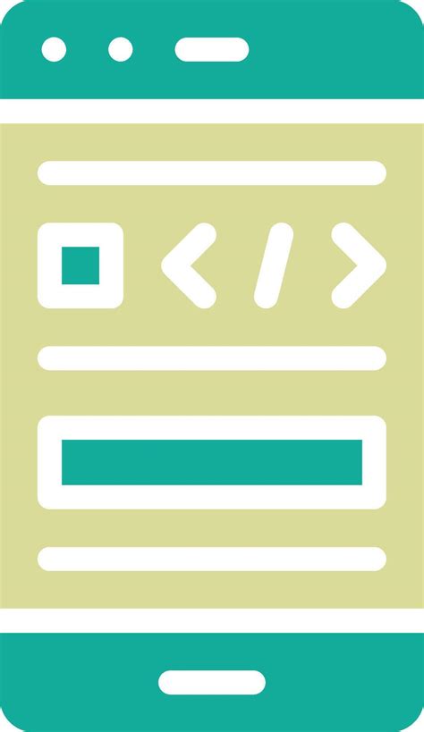 Smartphone Coding Vector Icon Vector Art At Vecteezy