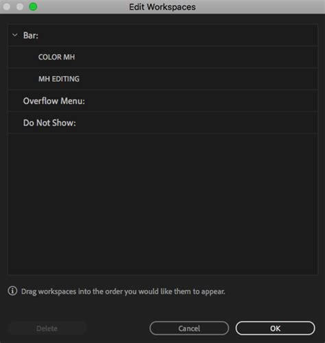 Edited Workspaces Not Saving Adobe Support Community 12131317