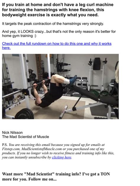 Fitstep Inverted Nordic Curlscool New Bodyweight Home Gym