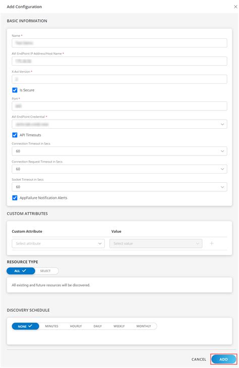 Vmware Nsx Advanced Load Balancer Avi Networks Opsramp Documentation