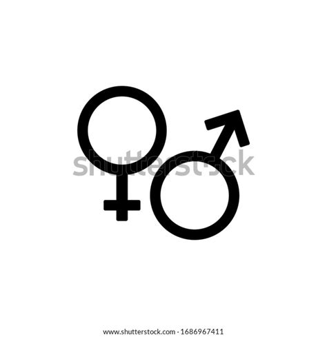 Gender Sex Symbol Symbols Men Women Stock Vector Royalty Free 1686967411 Shutterstock