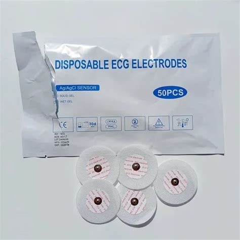 Ecg Electrodes Foam Ecg Information Collection Disposable Ecg