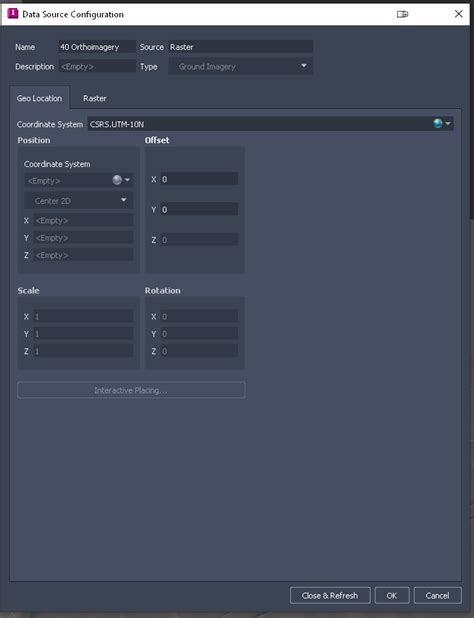 Creating A Model In Infraworks With A Custom Coordinate System