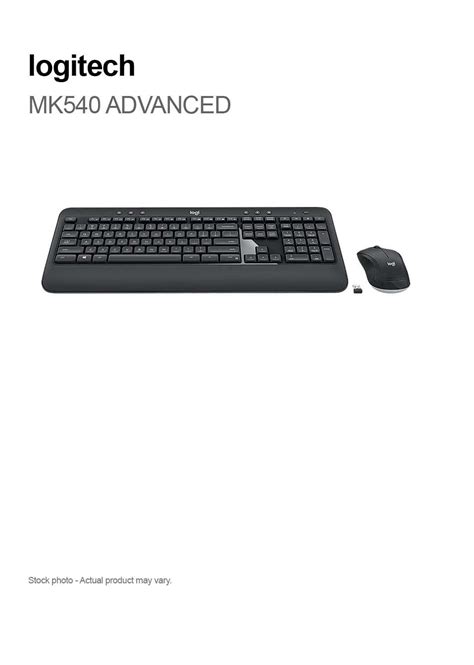 Logitech Mk Wireless Keyboard And Mouse Combo