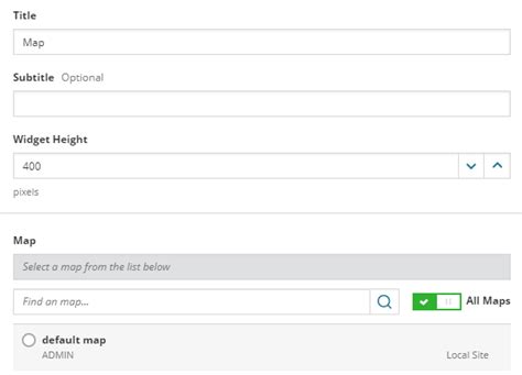 Add Solarwinds Platform Maps To Views As A Widget