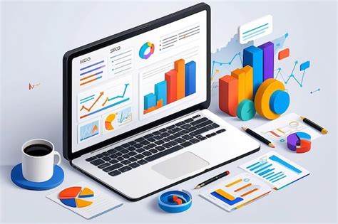 Premium Photo Concept Of Website Analysis Seo Reporting Digital
