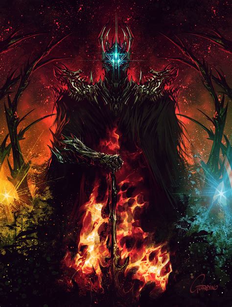 Morgoth Tolkiens Legendarium And 1 More Drawn By Andreaguardino