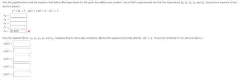 Solved Find The Eigenfunctions And The Equation That Defines