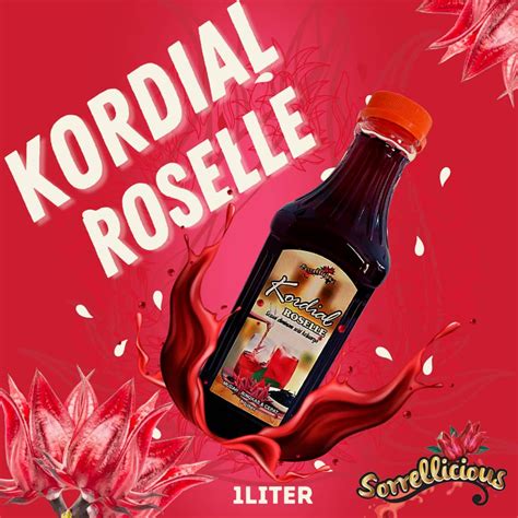 Roselle Herba Minuman Minuman Kesihatan Botani