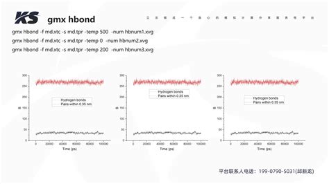 Gromacs命令测试3 Gmx Hbond分析氢键 哔哩哔哩