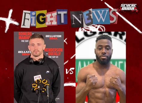 Darragh Kelly Vs Dorval Jordan Set For Bellator Dublin