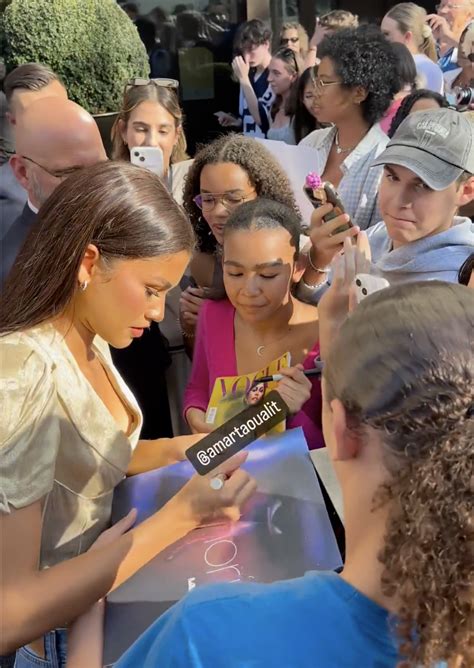 Zendaya Slight Nip Slip At Paris Fashion Week R Celebnsfw