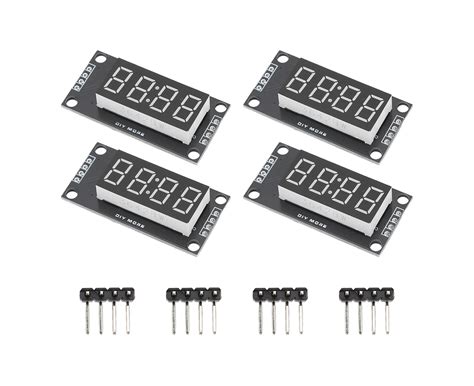 4 Sets Digital Tube Display Module Led 4 Digit 7 Segment 0 36In Tm1637 Drive Chip Catch Com Au