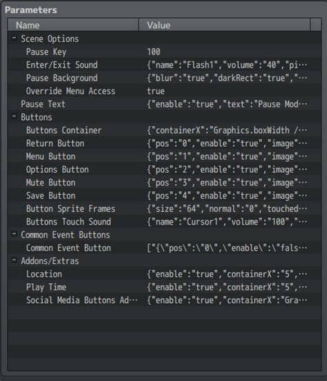 Pause Mode X For RPG Maker MV By LTN Games