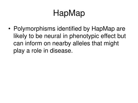 Ppt Hapmap Project Powerpoint Presentation Free Download Id 3265365