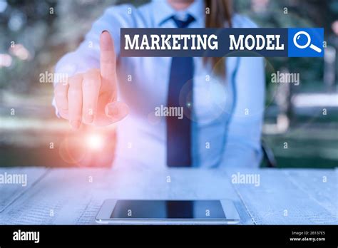 Word Writing Text Marketing Model Business Photo Showcasing Statistical Analysis