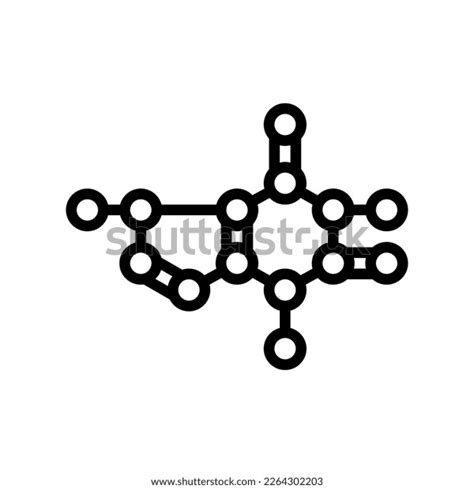 Molecular Structure Line Icon Vector Molecular Stock Vector Royalty Free 2264302203 Shutterstock