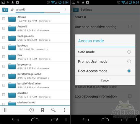 Cm File Manager Comes To Cyanogenmod 10 Root Access Mode Included Android Community