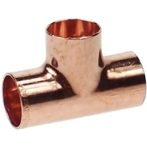 Copper E F Equal Tee 15 Mm Materialhut