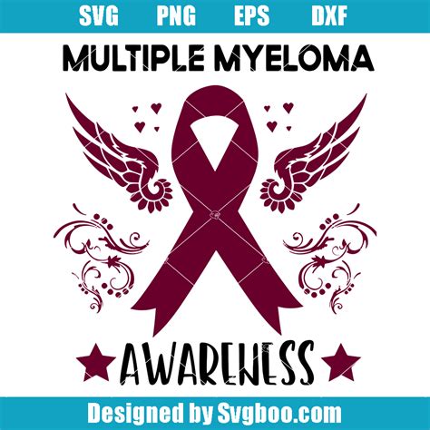 Multiple Myeloma Ribbon Tattoos