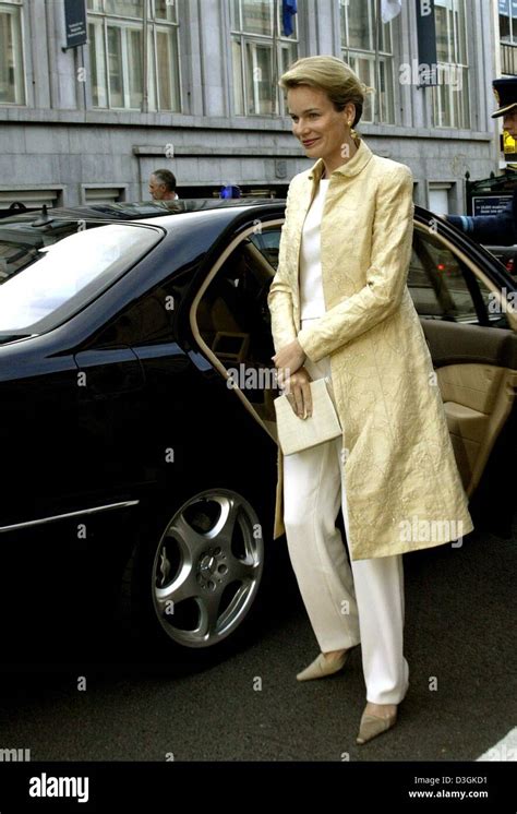Dpa Crown Princess Mathilda Of Belgium Arrives At A Concert On The Occasion Of The National