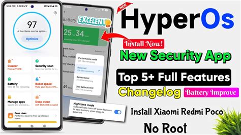 INSTALL HyperOS New Security App Top 5 Features Any REDMI POCO