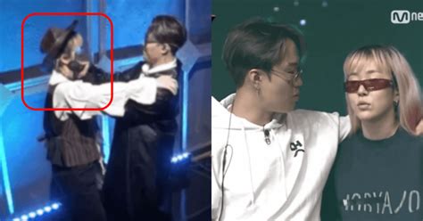 “볼 만지기…” 머쉬베놈 미란이 무대 밖 설레는 스킨십 포착됐다 사진 위키트리