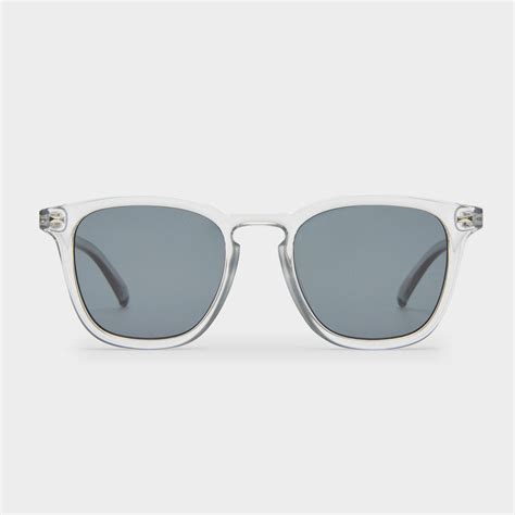 No Biggie Pewter Uni Sex D Frame Sunglasses Le Specs