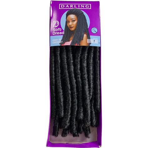 Afrihair Soft Dread Colour 1 Black Darling