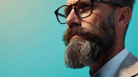 Old Man With Bushy Beard Wearing Glasses Images Free Download On Freepik