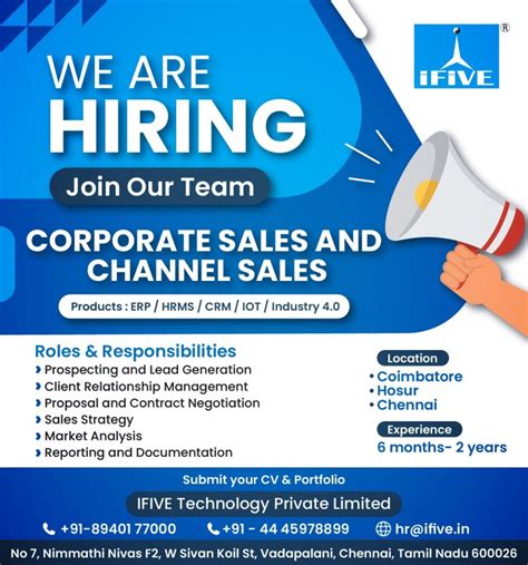 Ifive Technology Pvt Ltd On Linkedin Fieldsales Fieldsalesmanager Corporatesales Hiring