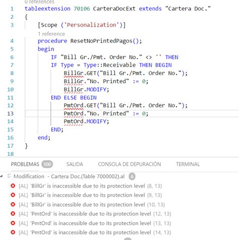 Access To Local Variables And Functions In Table And Pageextension · Issue 593 · Microsoftal