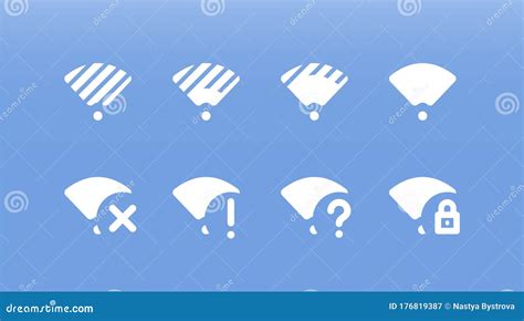 Offline Wifi Icon Disconnected Wireless Network Pictogram Vector
