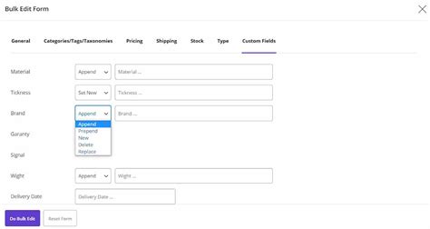 How To Add Custom Fields Meta Fields And Bulk Edit Custom Fields