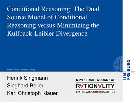 Henrik Singmann Sieghard Beller Karl Christoph Klauer Ppt Download
