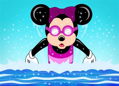 Pin By Pinner On Minnie Swimming Minnie Disney Characters Minnie Mouse