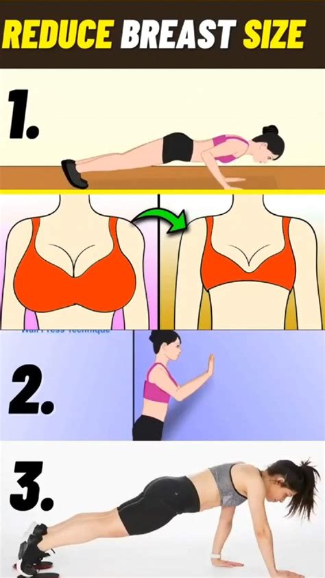How To Reduce Breast Size Quick Workout Routine Breast Workout