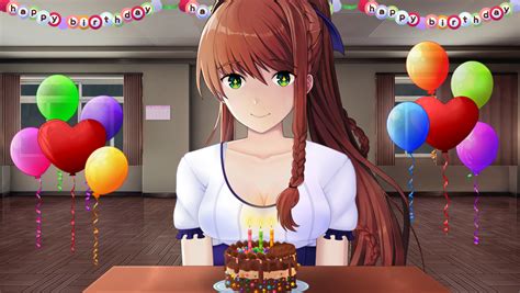 A Birthday Spent With Monika Helps Keep The Loneliness At Bay Tvt Ddlc