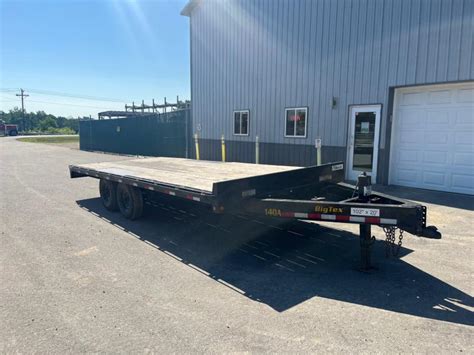 Used 2022 Big Tex 14oa 102 X 20 Heavy Duty Deckover Bumper Pull