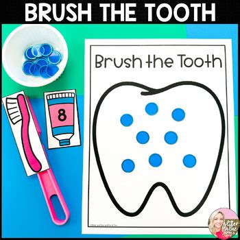 Dentist Dental Health Math Literacy Fine Motor Preschool Pre K
