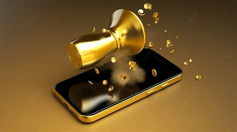 3d render mobile phone with speaker icon embodying social media